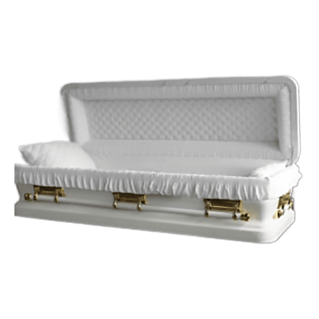 Serenity Series White & Gold FC - Empire Caskets