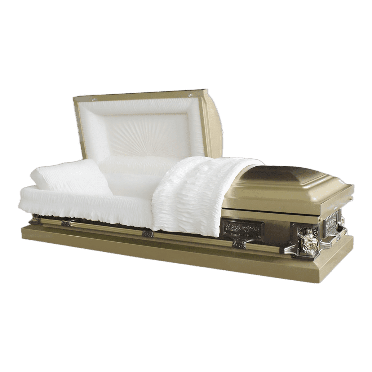 Gold Last Supper-Pieta - Empire Caskets